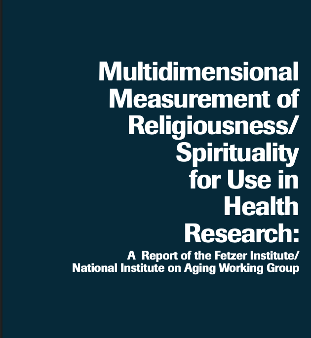 Multidimensional Measurement of Religiousness/Spirituality for Use in ...